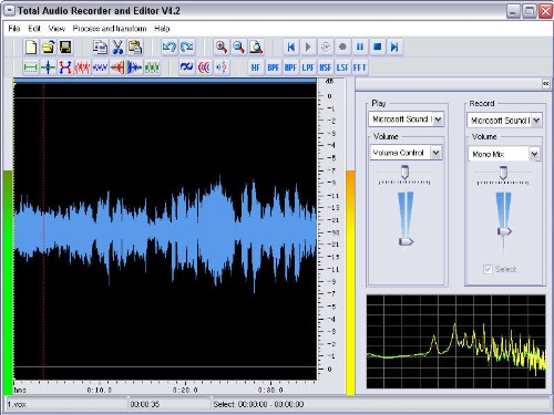 Total Audio Recorder and Editor - INSTALUJ.cz - programy ke stažení zdarma