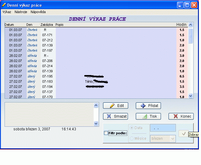 Výkaz práce - INSTALUJ.cz - programy ke stažení zdarma