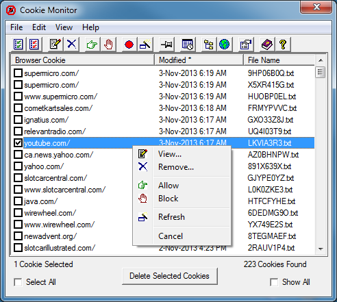 Cookie Monitor - INSTALUJ.cz - programy ke stažení zdarma