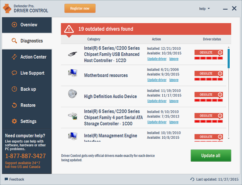 Defender Driver Control - INSTALUJ.cz - programy ke stažení zdarma