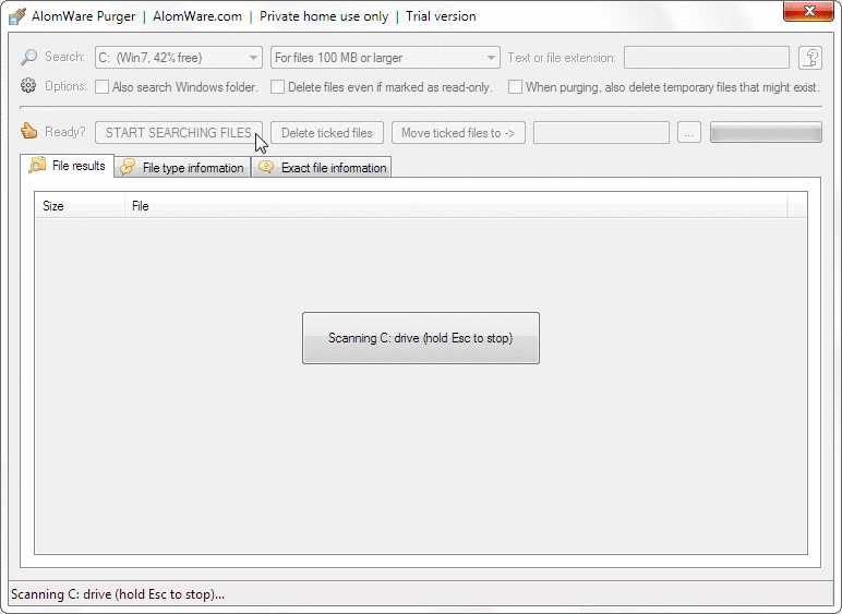 AlomWare Purger - INSTALUJ.cz - programy ke stažení zdarma