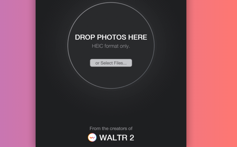 WALTR HEIC Converter - INSTALUJ.cz - programy ke stažení zdarma