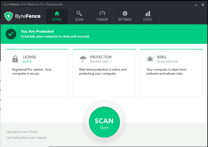 ByteFence Free - INSTALUJ.cz - programy ke stažení zdarma