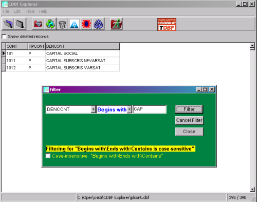 CDBF Explorer - INSTALUJ.cz - programy ke stažení zdarma