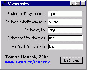 Cipher-solver - INSTALUJ.cz - programy ke stažení zdarma