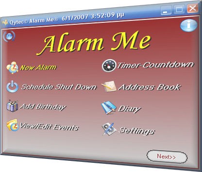 Alarm Me - INSTALUJ.cz - programy ke stažení zdarma