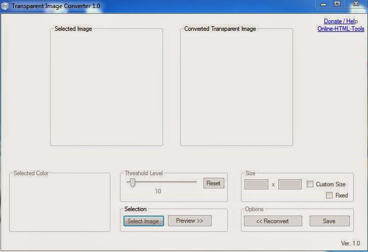 Transparent Image Converter - INSTALUJ.cz - programy ke stažení zdarma