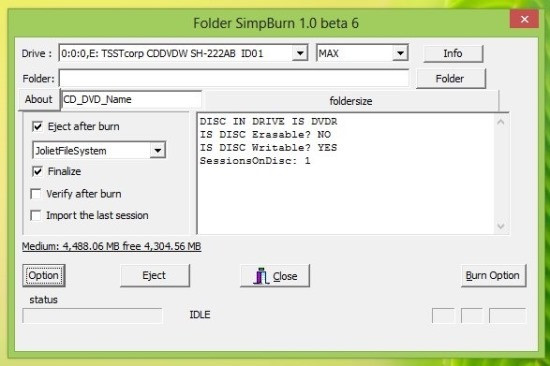 Folder SimpBurn - INSTALUJ.cz - programy ke stažení zdarma