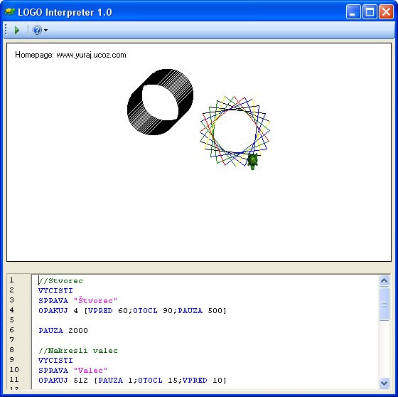 LOGO Interpreter - INSTALUJ.cz - programy ke stažení zdarma