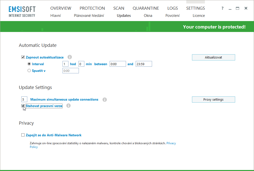 Emsisoft Internet Security: komplexní ochrana od Emsisoft